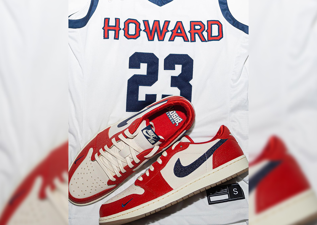 Howard University Showcases Its Air Jordan 1 Retro Low OG PE - Sneaker News