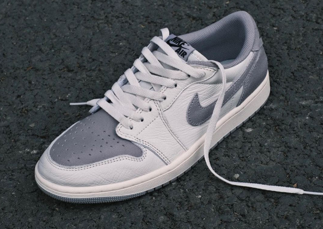 The Air Jordan 1 Retro Low OG Atmosphere Grey Releases August 25 - Sneaker News
