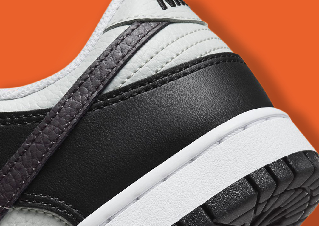 On-Foot Look At The Nike Dunk Low Mini Swoosh Orange Panda - Sneaker News