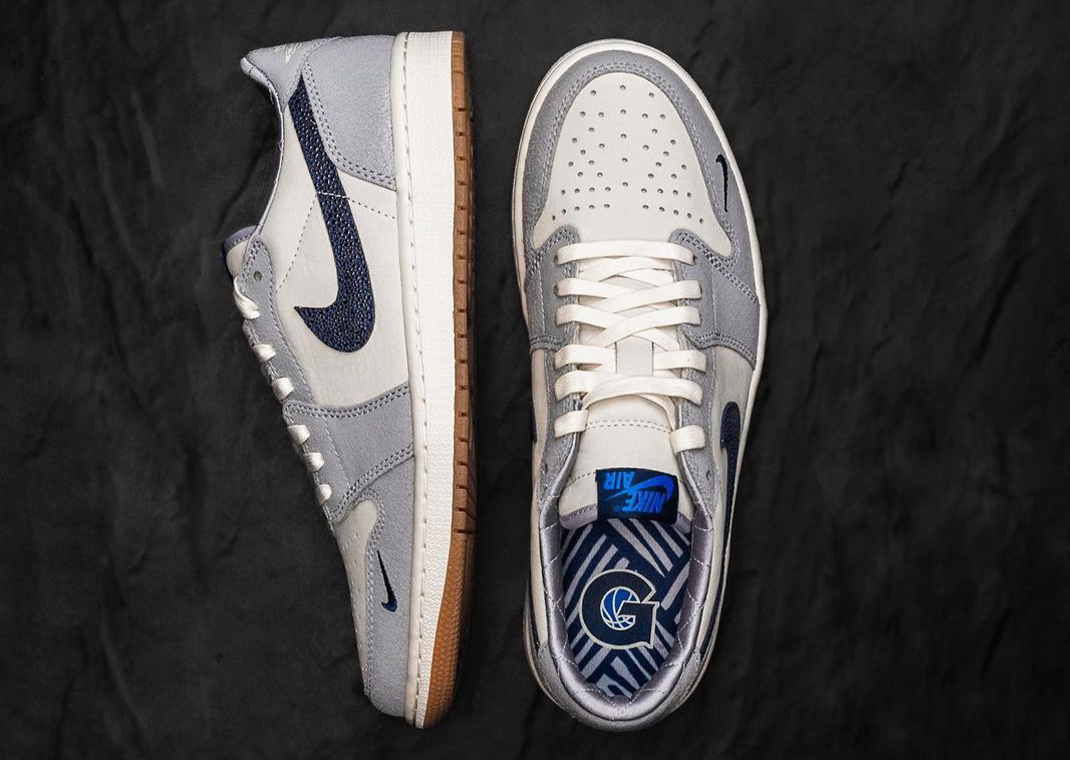 Georgetown’s Air Jordan 1 Retro Low OG PE Has Been Revealed - Sneaker News