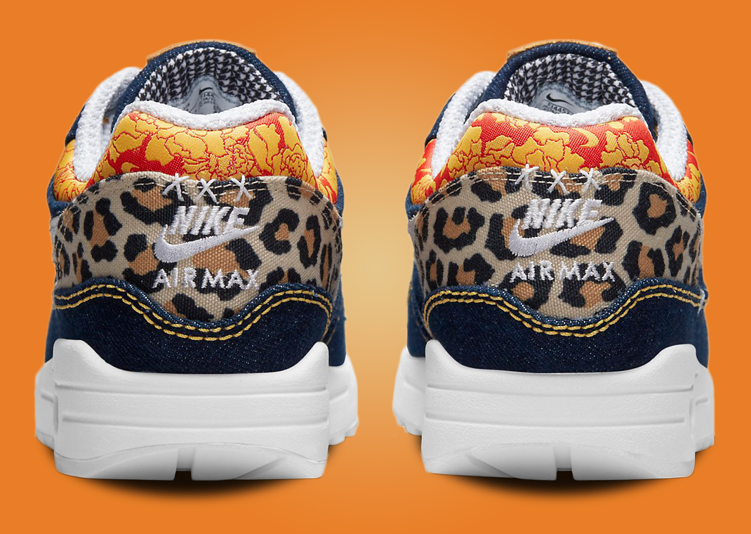 Animal Print Details And Denim Appear On The Nike Air Max 1 Premium ...