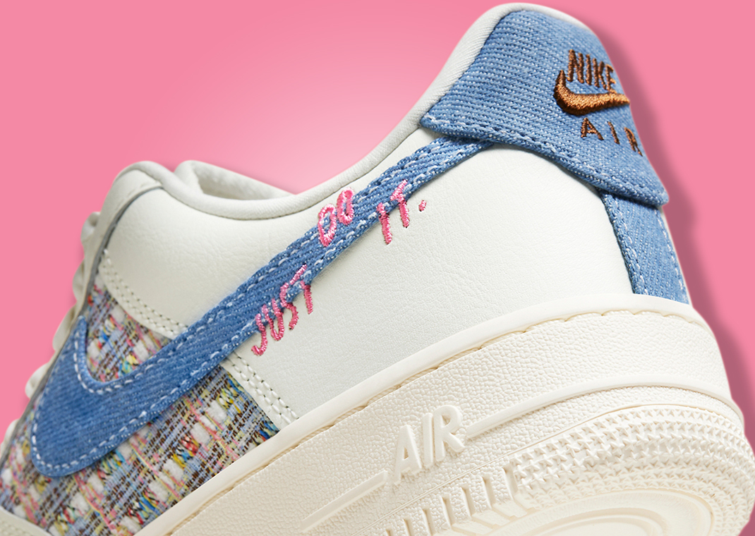 The Nike Air Force 1 Low Denim Boucle Is Exclusive To Women - Sneaker News
