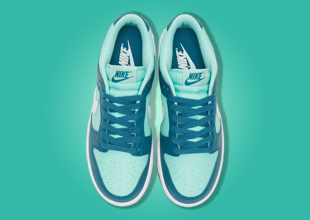 Official Look At The Nike Dunk Low Spruce Mint (W) - Sneaker News