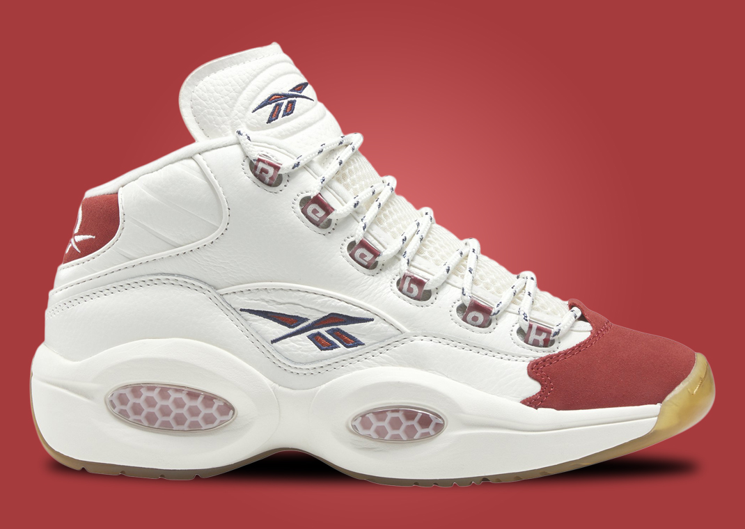 The Reebok Question Mid Maroon Toe Brings Classic Vibes - Sneaker News