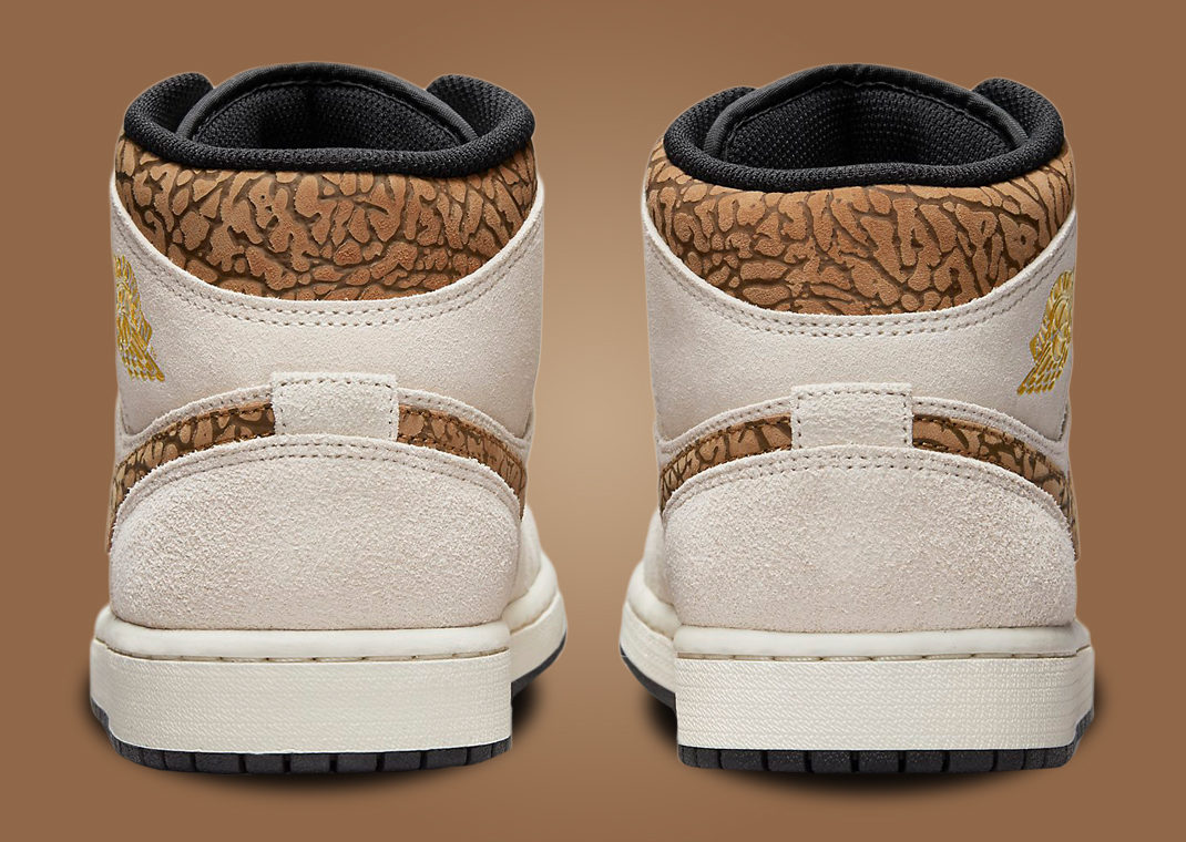 Elephant Print Stampedes Towards The Air Jordan 1 Mid SE - Sneaker News