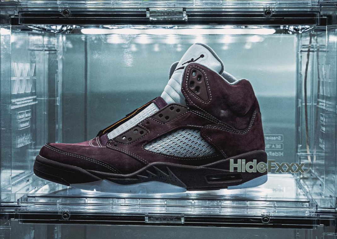 The Air Jordan 5 Burgundy Releases August 29 - Sneaker News