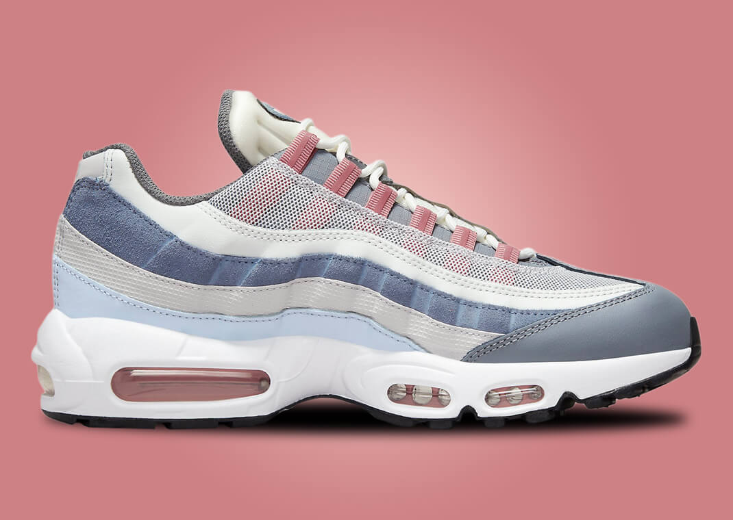 Official Look At The Nike Air Max 95 Vast Grey Red Stardust - Sneaker News
