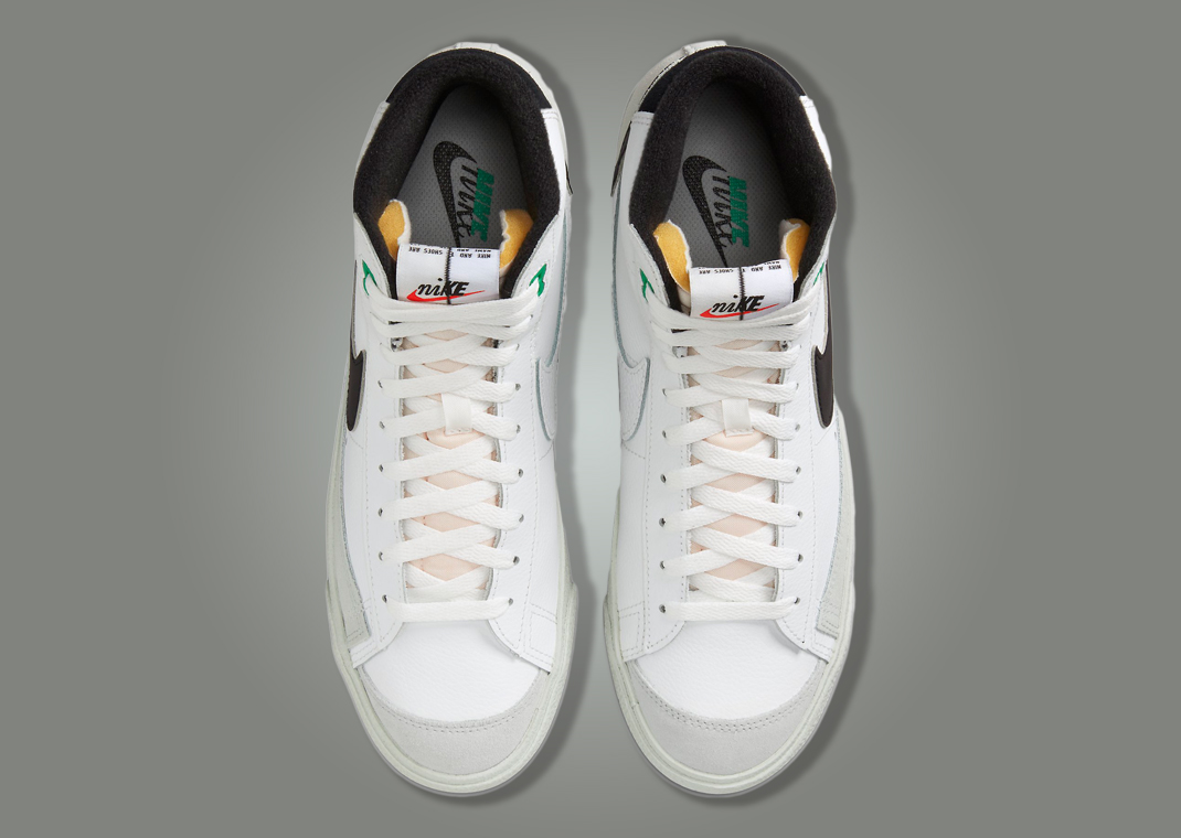 The Nike Blazer Mid 77 Split Chlorophyll Releases July 15 - Sneaker News