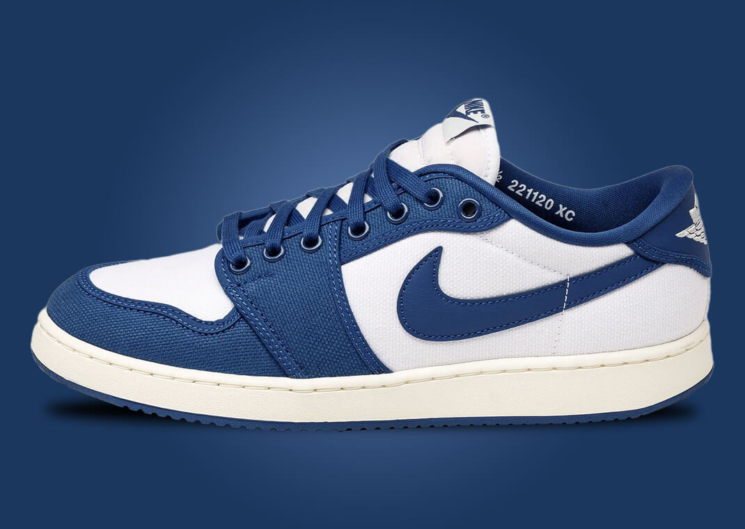 Detailed Look At The Air Jordan AJKO 1 Low White Dark Royal