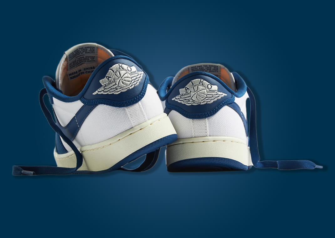 Detailed Look At The Air Jordan AJKO 1 Low White Dark Royal - Sneaker News
