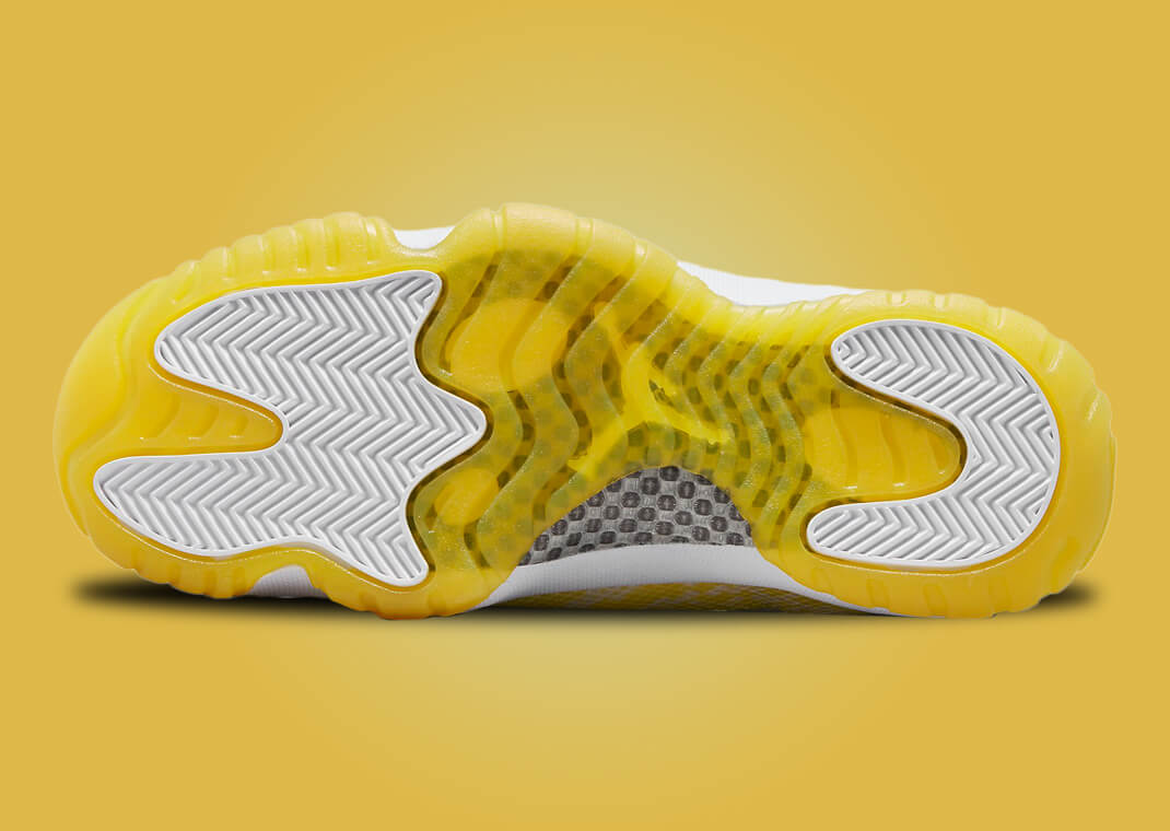 Yellow Python Dresses This Air Jordan 11 Low Snake Edition - Sneaker News