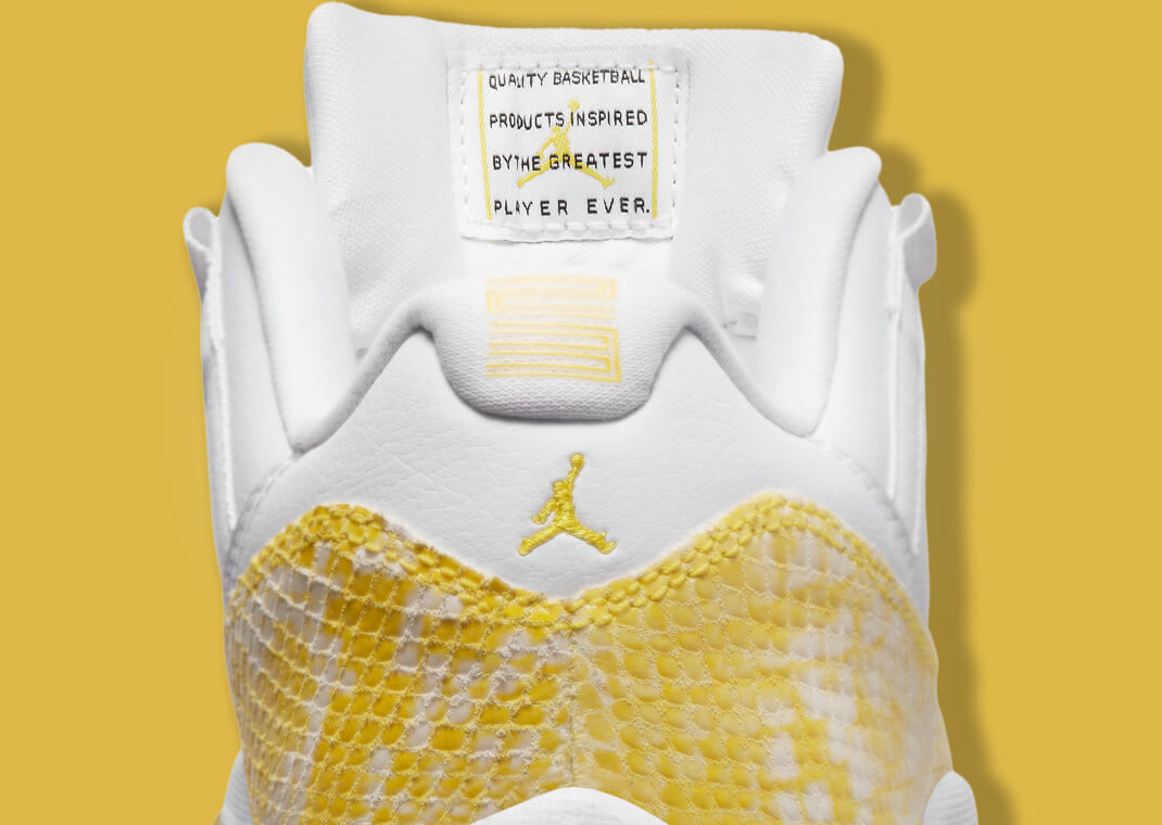 Yellow Python Dresses This Air Jordan 11 Low Snake Edition - Sneaker News