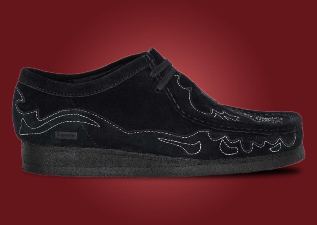 Supreme Adds Stitchin' to Three Clarks Wallabees - Sneaker News