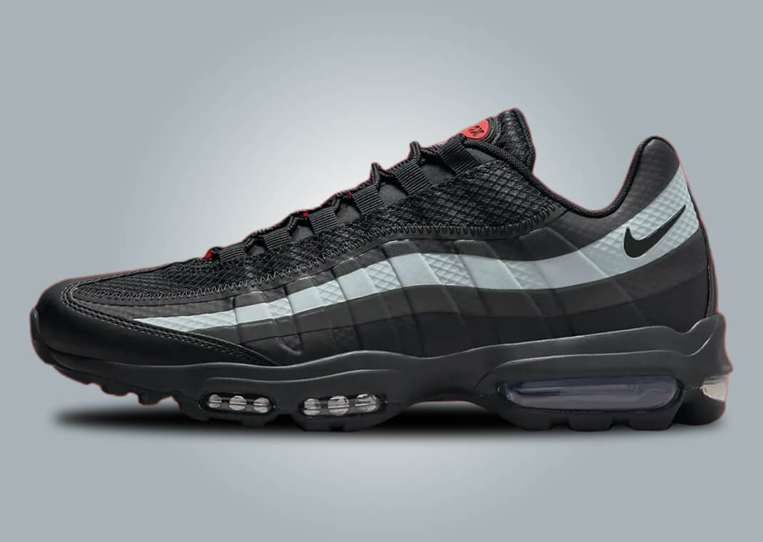 Black, Red, And Grey Grace the Nike Air Max 95 Ultra - Sneaker News