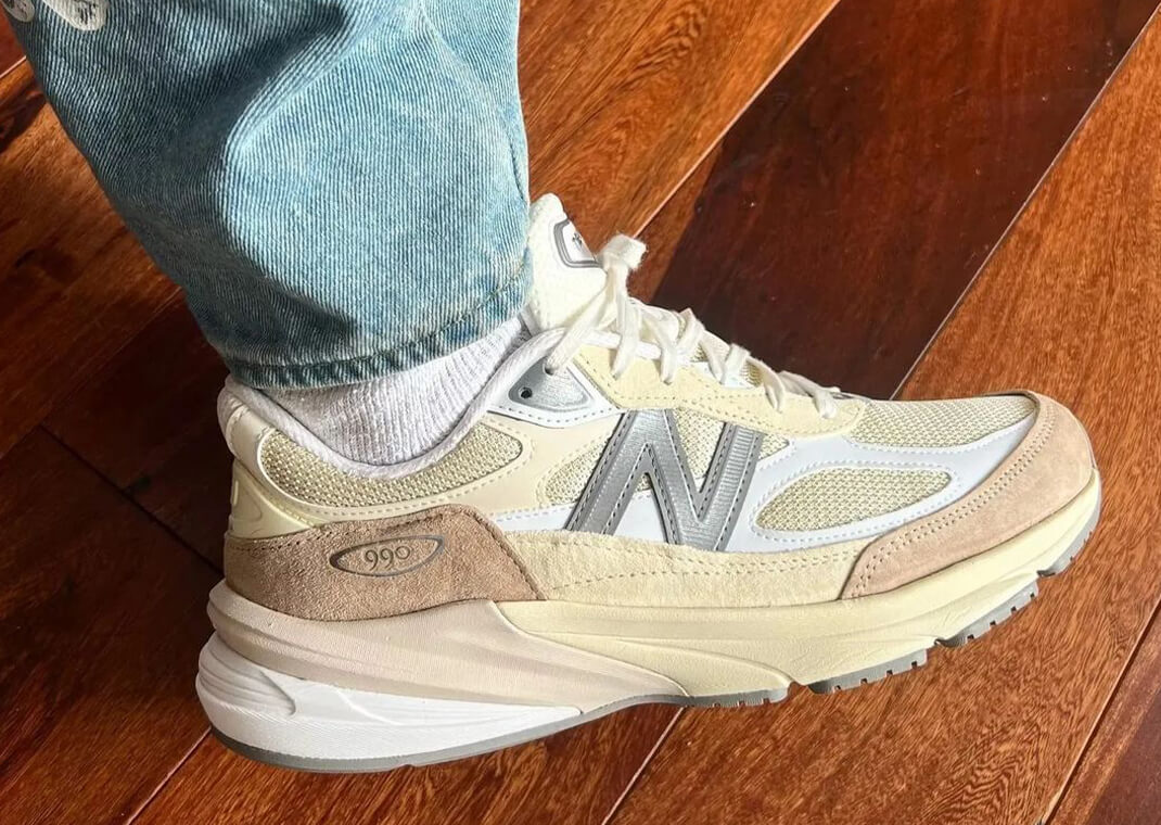 The New Balance 990v6 Made in USA Cream Tan Releases July 2023 ...