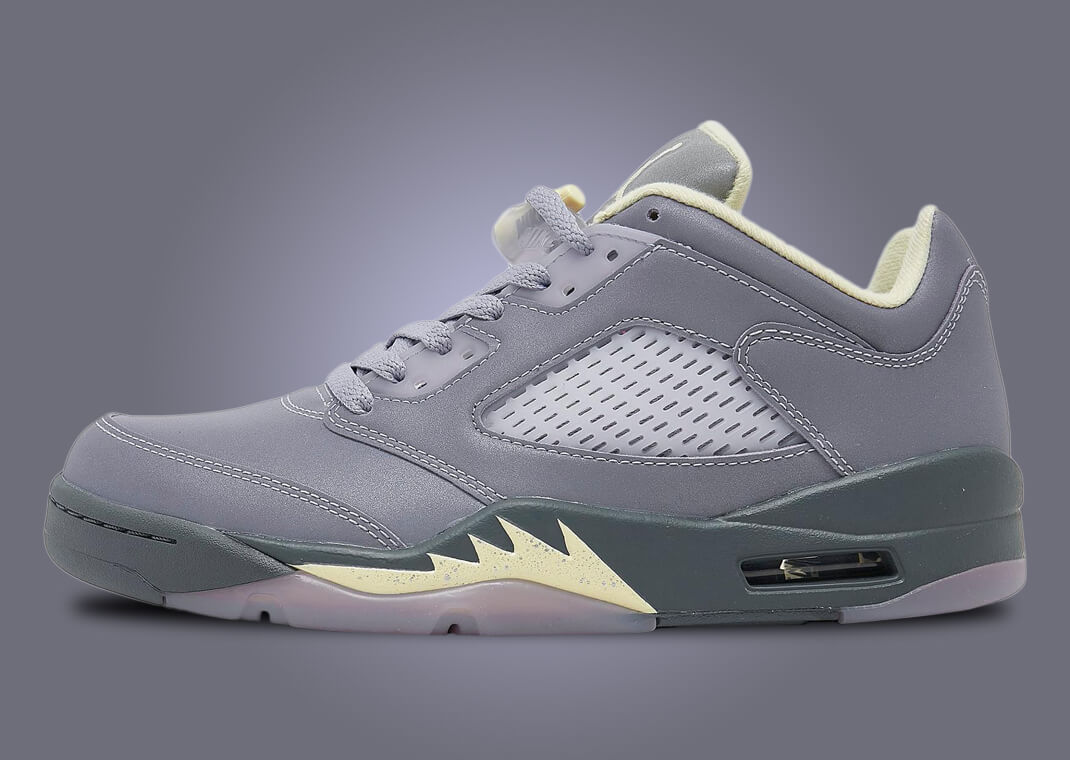 This Air Jordan 5 Low Has An Iridescent Upper - Sneaker News