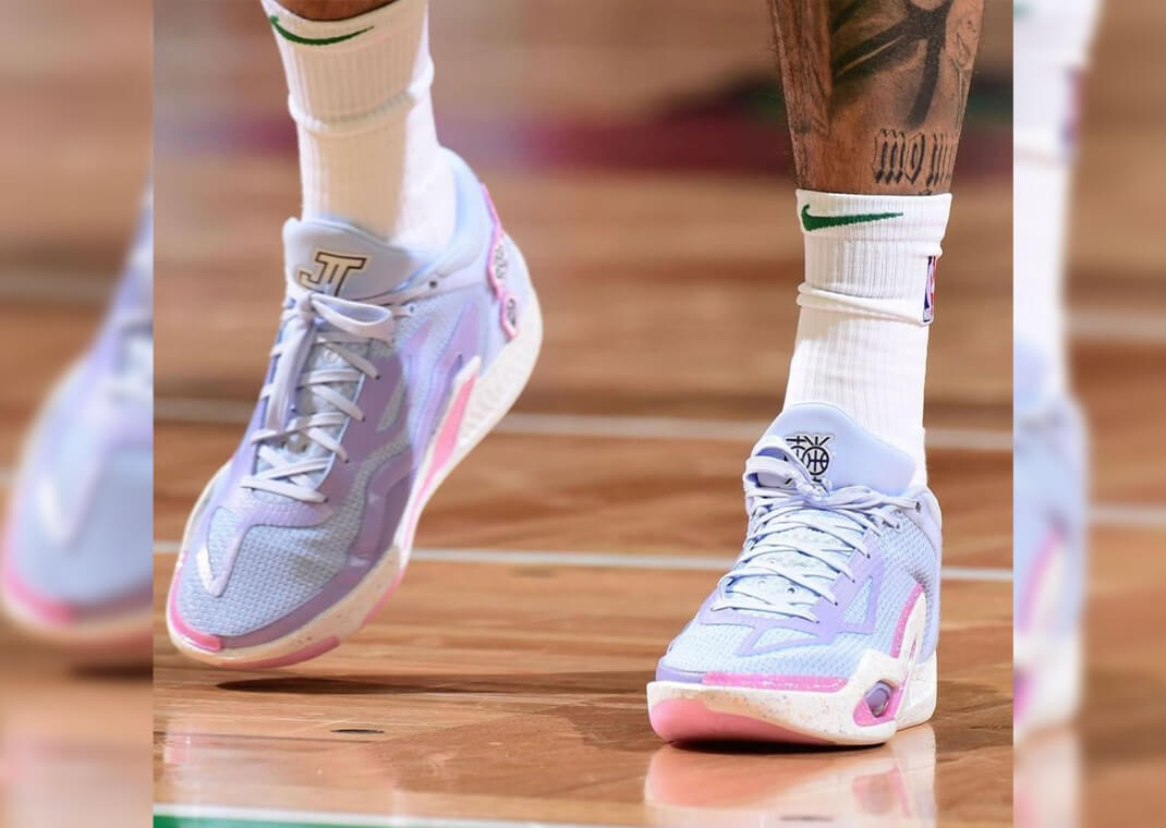 Jayson Tatum Sports a Dongdan Jordan Tatum 1 PE - Sneaker News