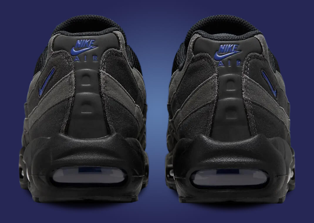 The Nike Air Max 95 Jewel Goes Dark in Cool Grey and Deep Royal Blue ...