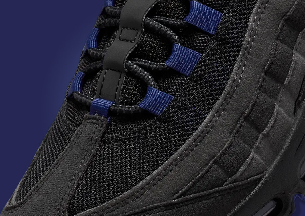 The Nike Air Max 95 Jewel Goes Dark in Cool Grey and Deep Royal Blue ...