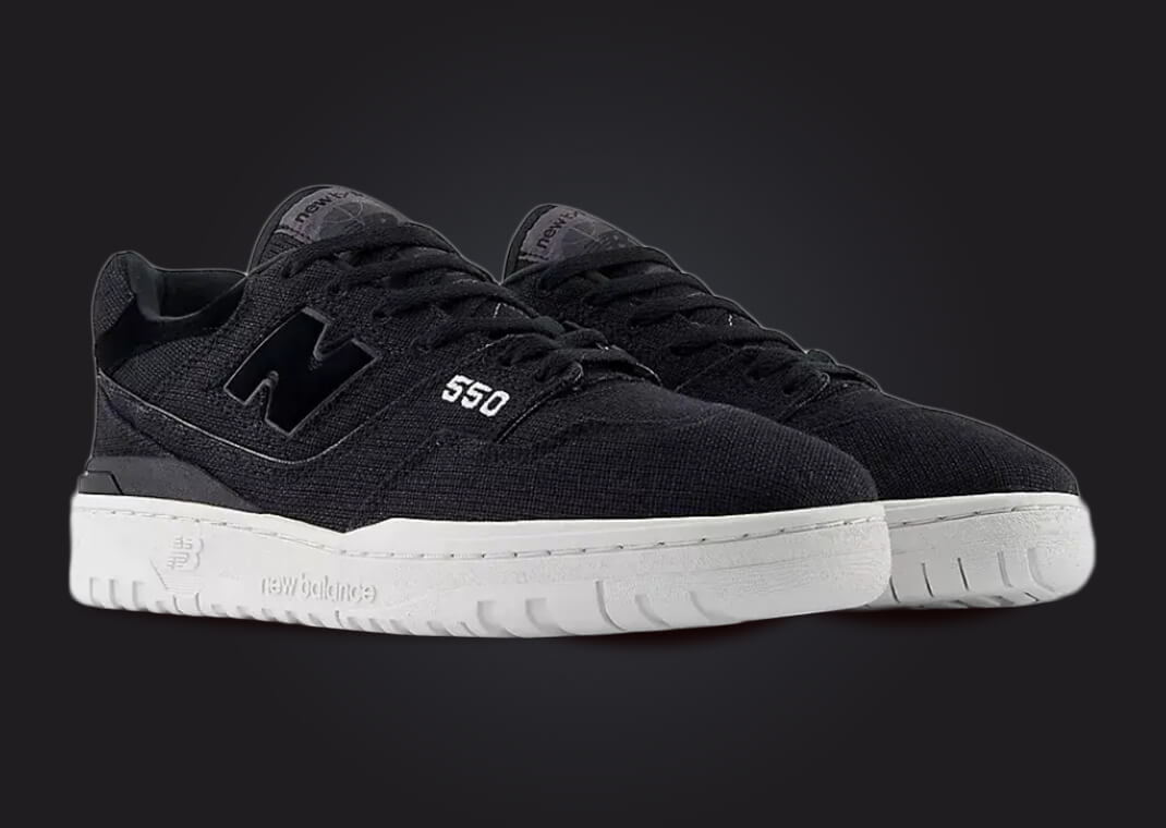 New Balance's 550 Black Hemp Releases June 1 - Sneaker News
