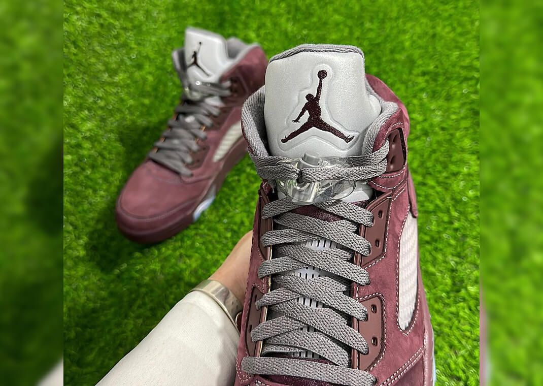 The Air Jordan 5 Burgundy Releases August 29 - Sneaker News