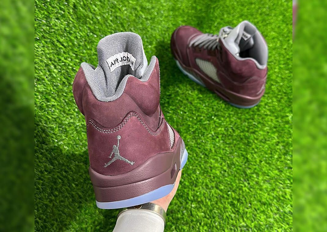 The Air Jordan 5 Burgundy Releases August 29 - Sneaker News