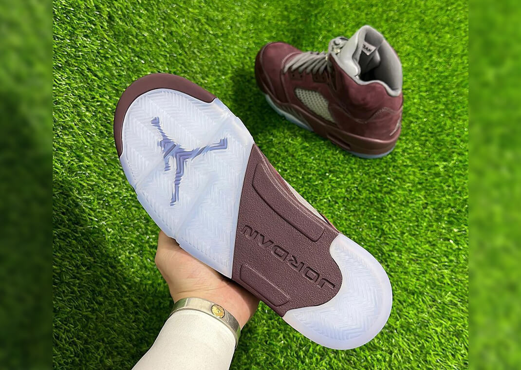 The Air Jordan 5 Burgundy Releases August 29 - Sneaker News