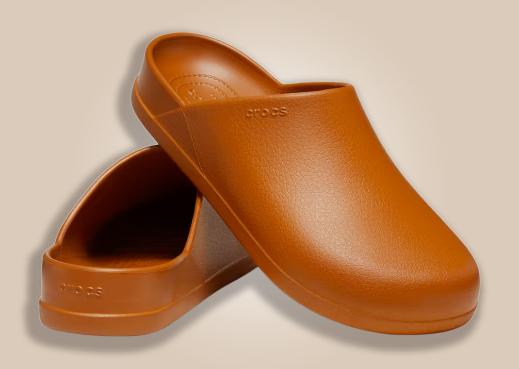 Crocs' All-New Dylan Clog Mimics Full-Grain Leather Mules - Sneaker News
