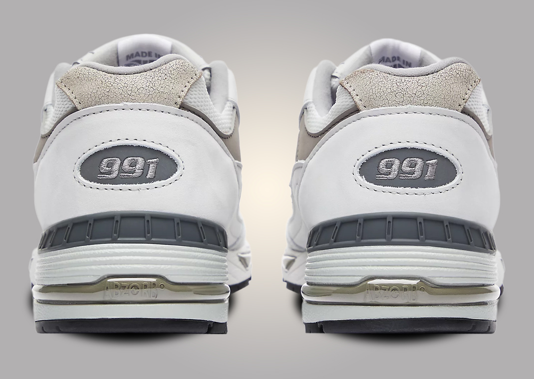The New Balance 991 Made in UK Is Dressed in Star White - Sneaker News