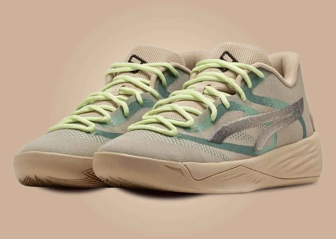 The Puma Stewie 2 Earth Gets Bright Green Accents - Sneaker News