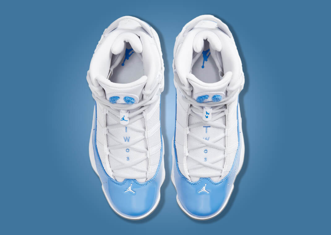 Columbias? Nah. The Jordan 6 Rings Valor Blue Returns Spring 2024 ...