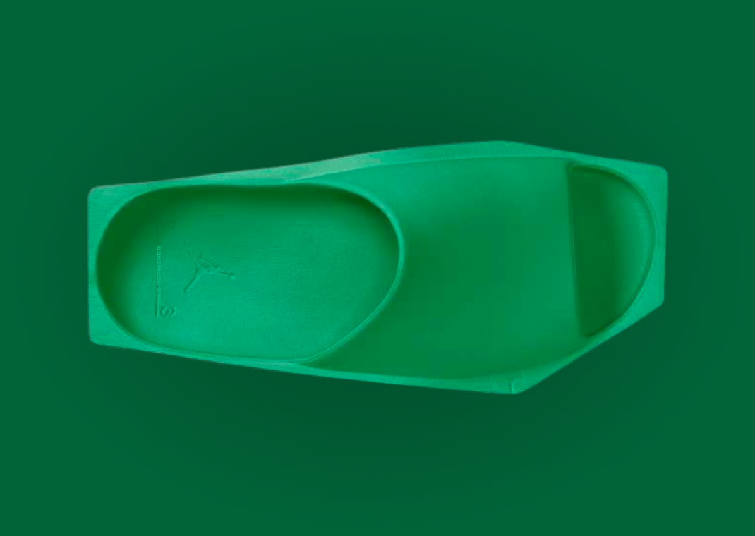 Jordan Brand's Hex Slide Gets a Lucky Green Makeover - Sneaker News