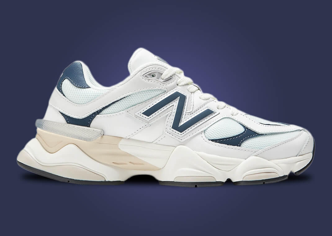 The New Balance 9060 Comes in White Navy - Sneaker News