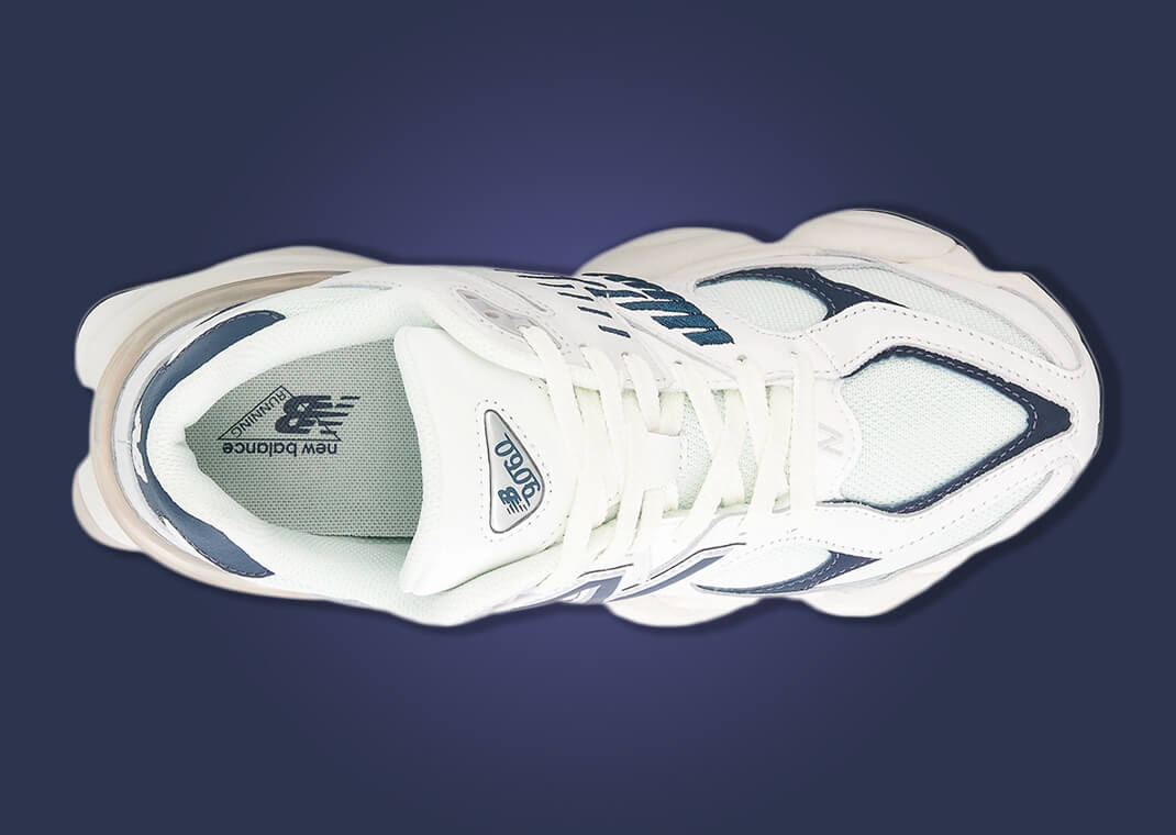 The New Balance 9060 Comes in White Navy - Sneaker News