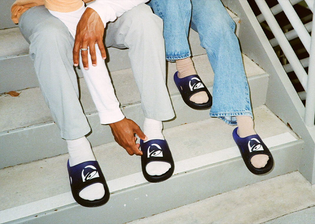 Taco Bell Takes Over the Crocs Mellow Slide - Sneaker News