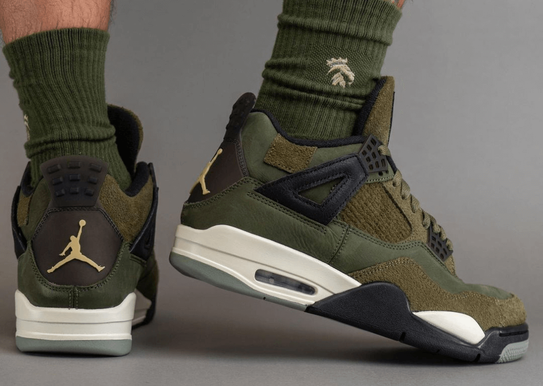 Air Jordan 4 Craft Olive Releases December 2 - Sneaker News