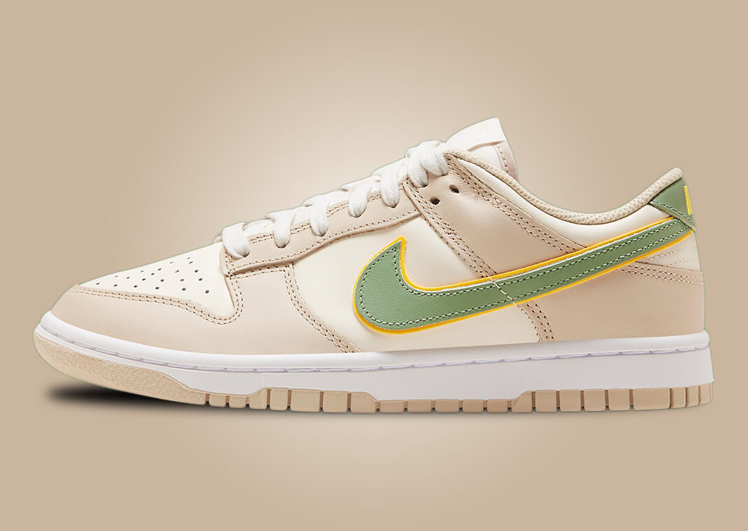 The Nike Dunk Low Tan Green Celebrates Australia - Sneaker News