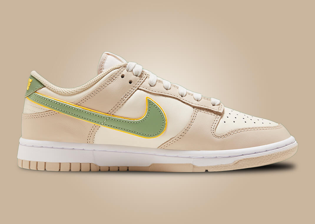 The Nike Dunk Low Tan Green Celebrates Australia - Sneaker News