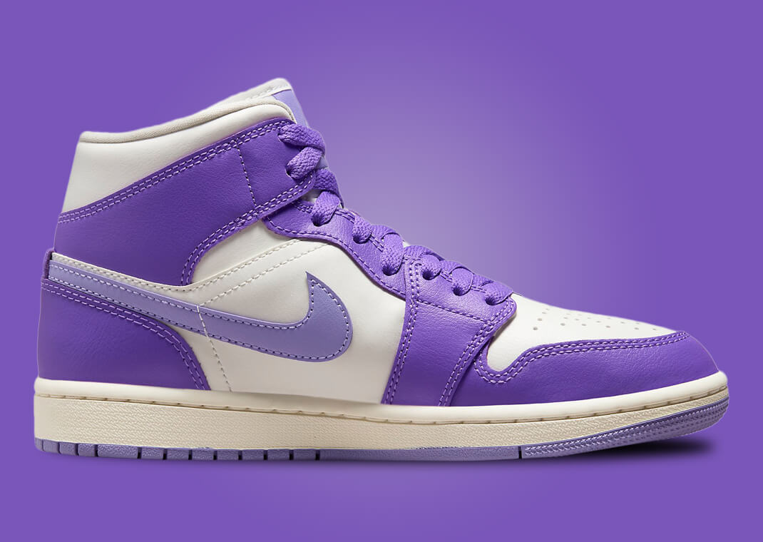 The Air Jordan 1 Mid Action Grape Was Made for the Ladies - Sneaker News
