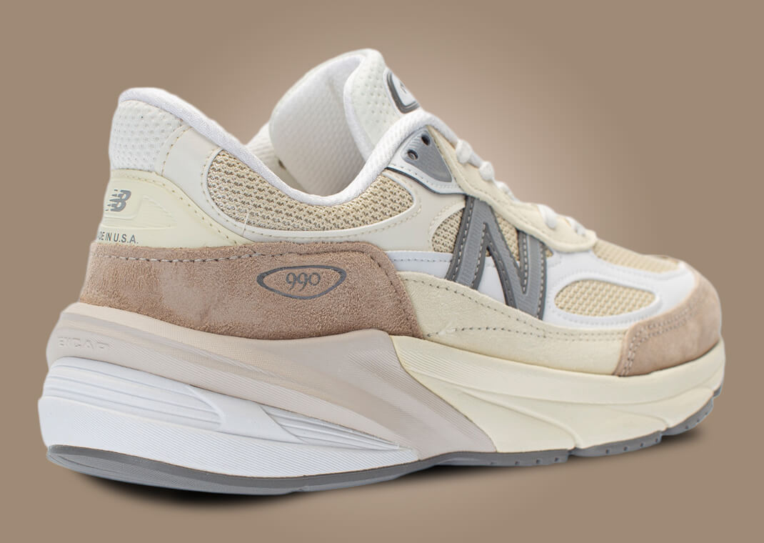 The New Balance 990v6 Made in USA Cream Tan Releases July 27 - Sneaker News
