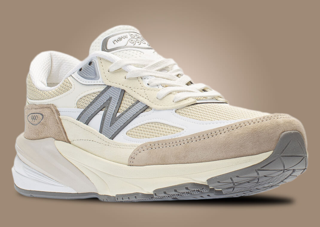 The New Balance 990v6 Made in USA Cream Tan Releases July 27 - Sneaker News