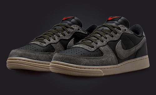 The Nike Terminator Low Menaces in Black and Medium Ash - Sneaker News