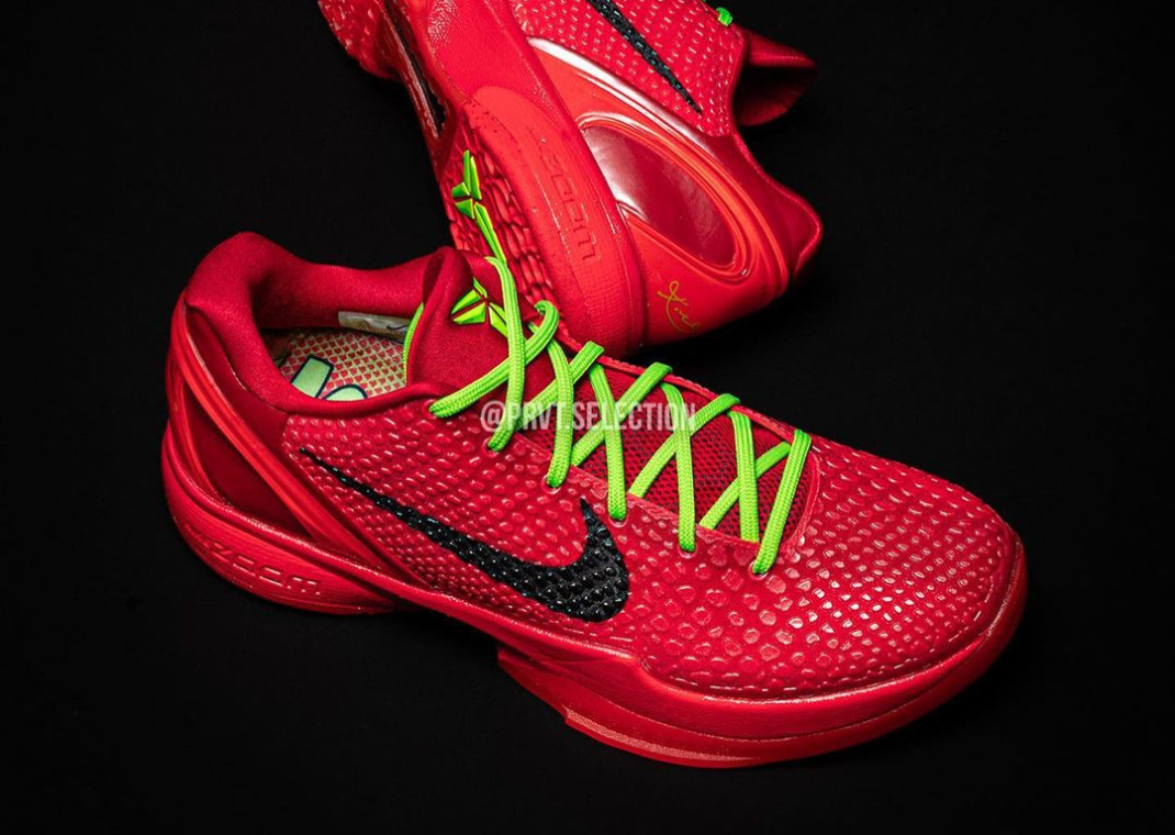 The Nike Kobe 6 Protro Reverse Grinch PE Releases December - Sneaker News