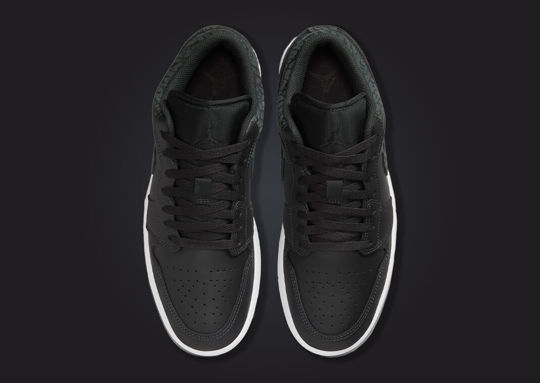 The Air Jordan 1 Low SE Features Black Elephant Print - Sneaker News