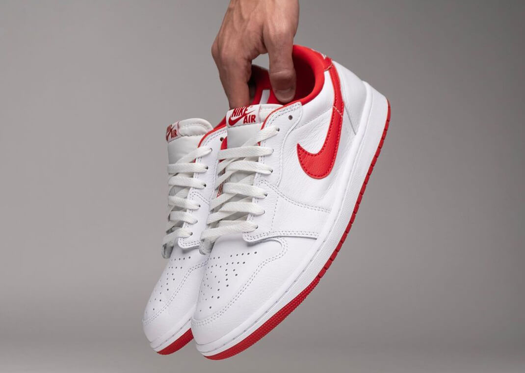 The Air Jordan 1 Retro Low OG University Red Releases October 13 ...
