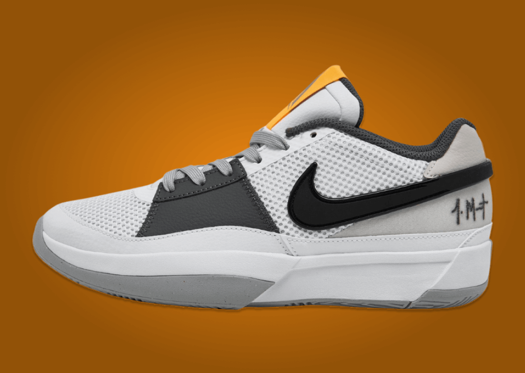 The Nike Ja 1 White Light Smoke Grey Releases August 11 - Sneaker News