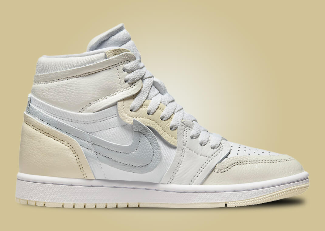 The Women's Air Jordan 1 MM High Pure Platinum Coconut Milk Releases ...