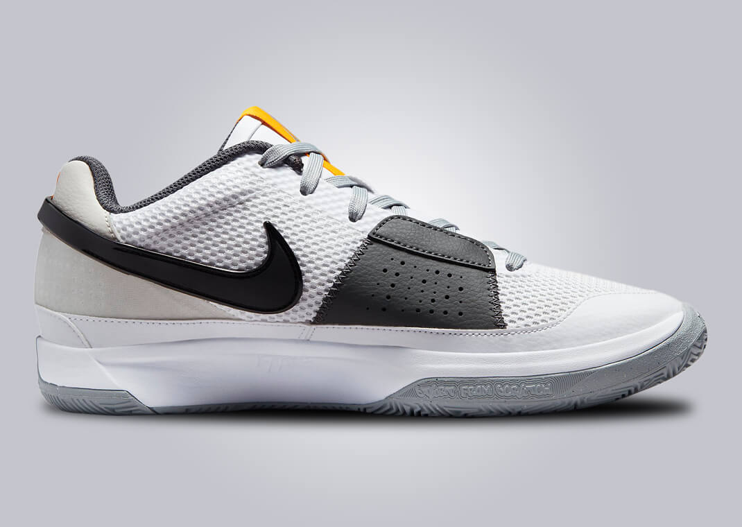 The Nike Ja 1 White Light Smoke Grey Releases August 11 - Sneaker News