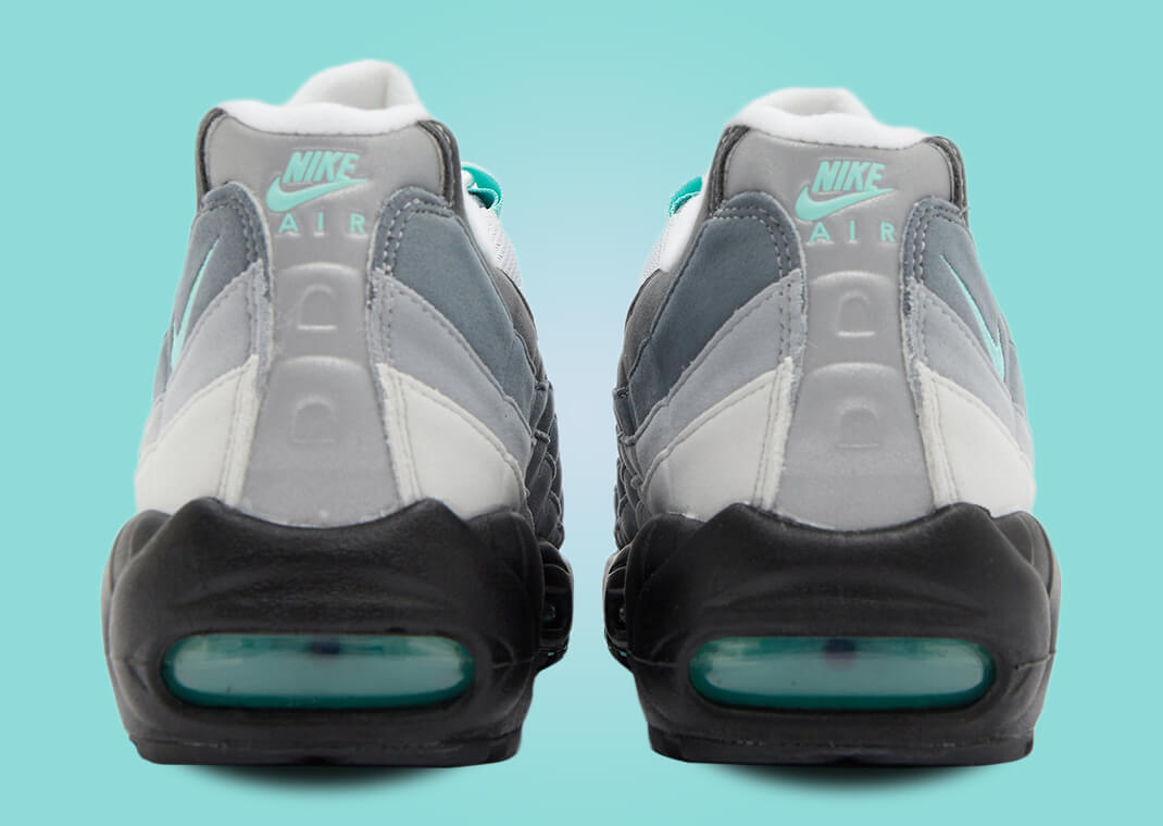 Hyper Turquoise Highlights This Grey Shaded Nike Air Max 95 - Sneaker News