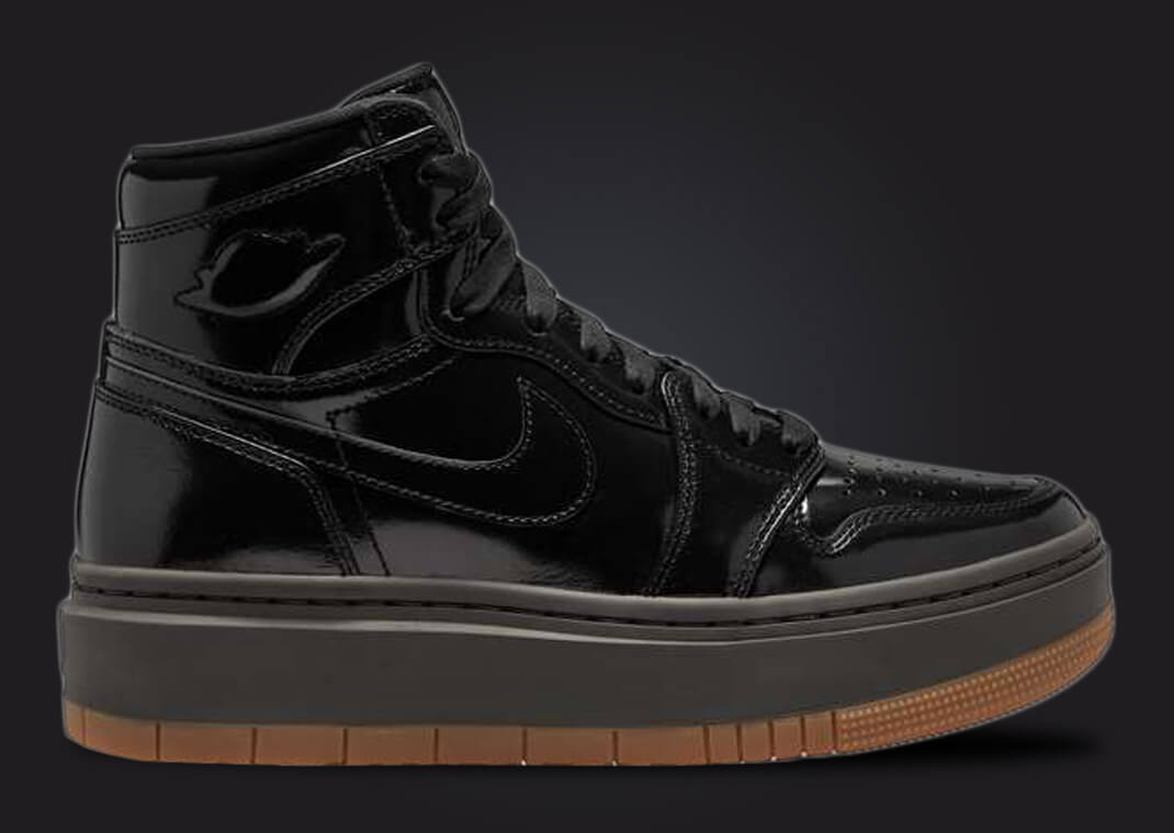 The Air Jordan 1 Elevate High Black Gum Shines in Patent Leather ...
